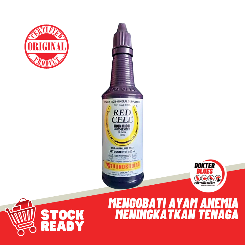 THUNDERBIRD Suplemen Ayam Red Cell THUNDERBIRD (100ml) Obat Vitamin ...