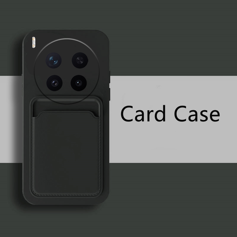 For Vivo X300 Pro Phone Case Card Slot Lens Cover Soft Silicone ...