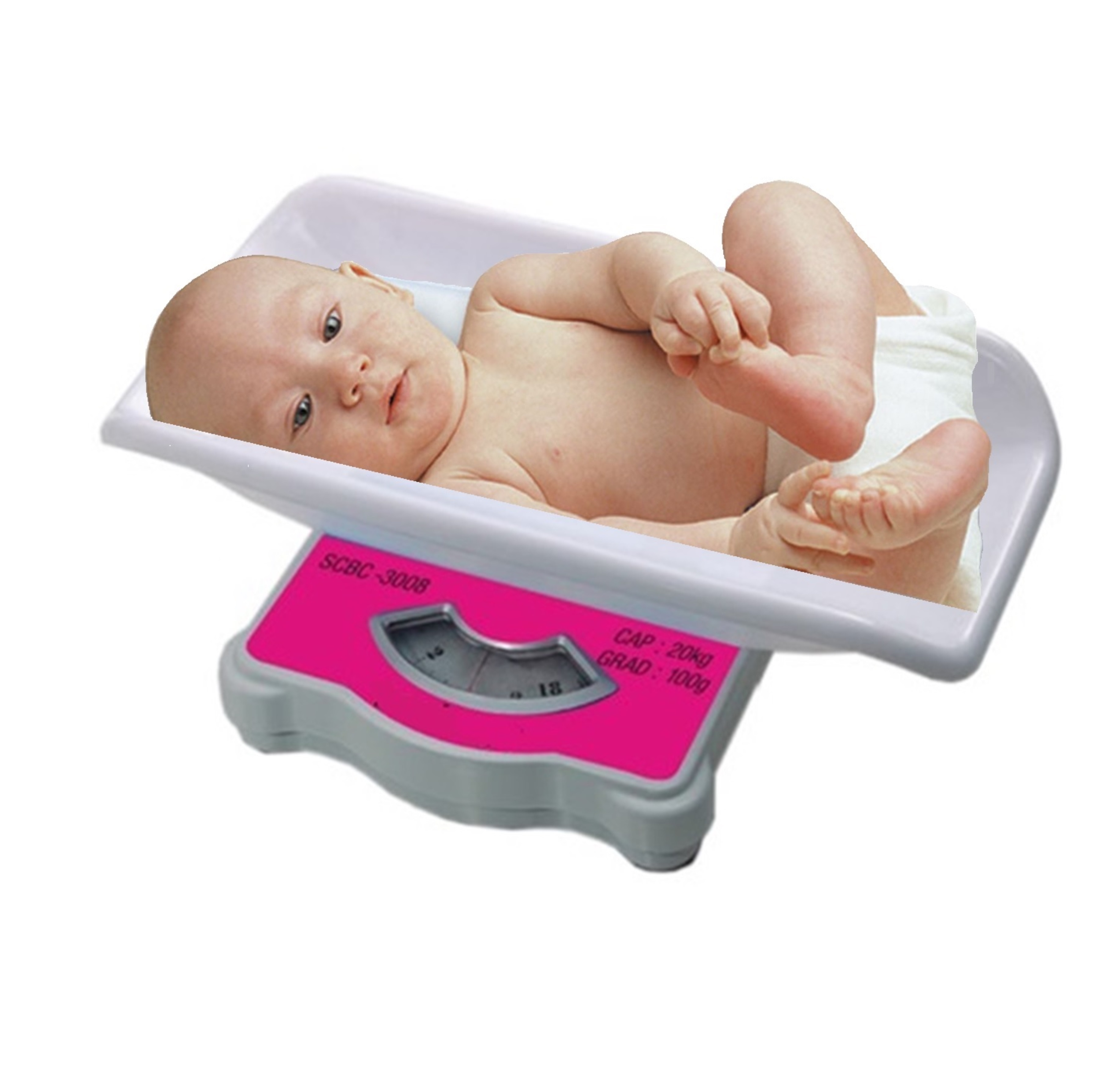 Mechanical Infant Baby Weighing Scale with Tray 20kg Capacity Baby ...