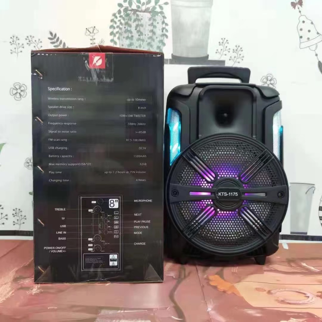 KTX-1177/KTS1176/KTS1175 ลำโพงบลูทูธ เบสหนัก เสียงดัง ปรับเบสได้ ปรับ ...
