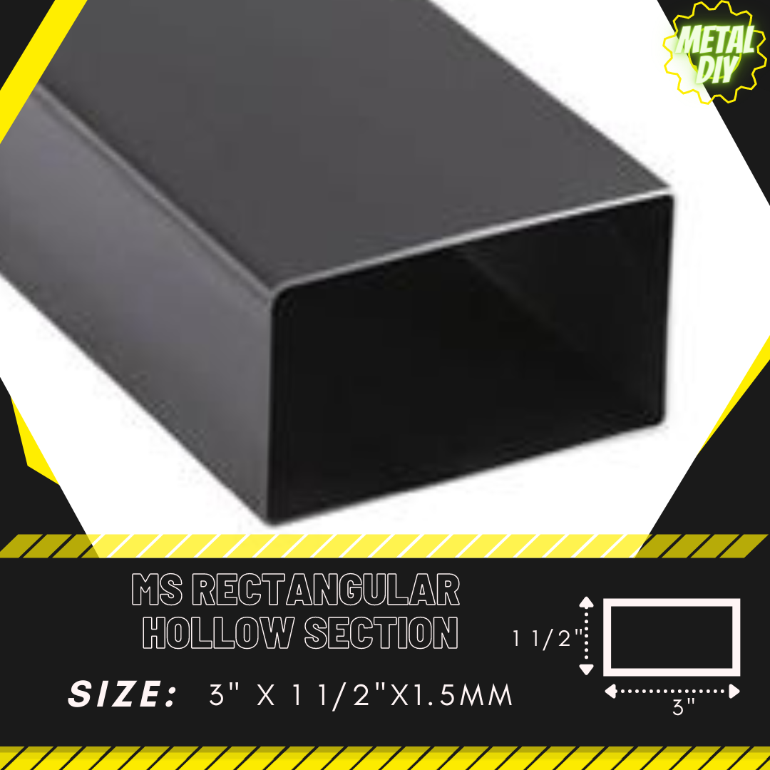 Mild Steel Rectangular Hollow Section, Rectangular Hollow Section Besi ...