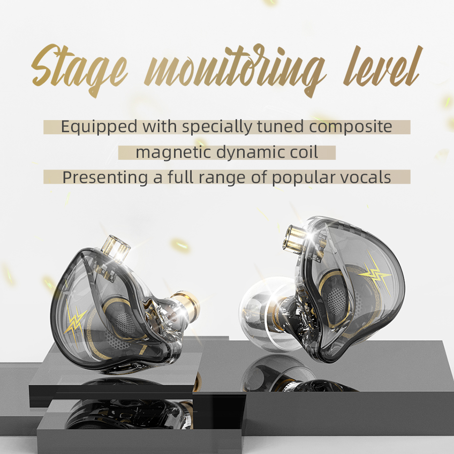 【ExpatGoods】Qkz Zxt Edx Pro Monitor In-Ear Dynamic Hifi Bass Earbuds ...