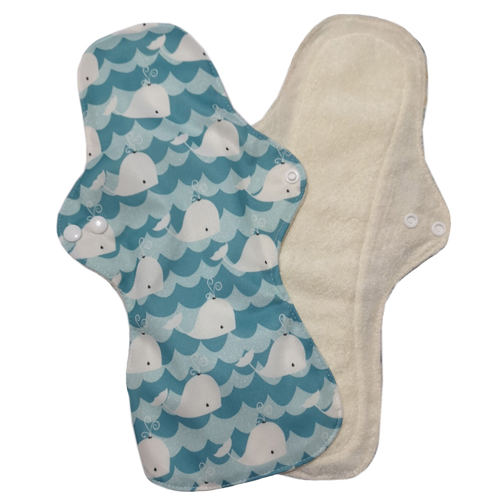 【CuddleNest】Night Use Washable Flamingo Pad Heavy Flow Bamboo Sanitary ...