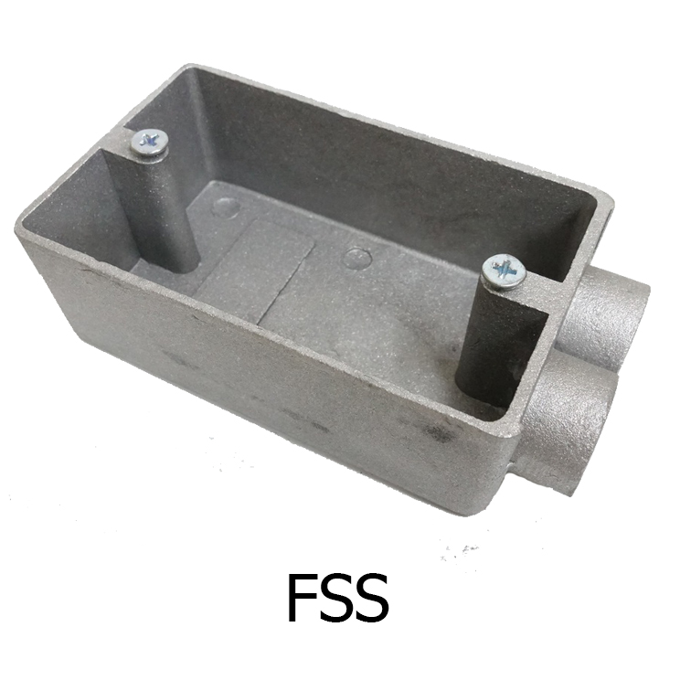 เอฟ.เอส.เอส.บ็อกซ์ 2" x 4" สองทางรูคู่ (F.S.S.Box 2" x 4") | Lazada.co.th