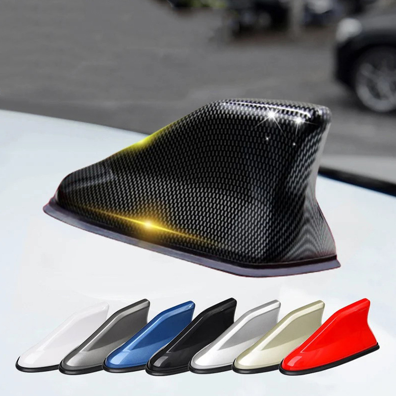 Universal Car Roof Top Mount Shark Fin Aerial Antenna Toppers Auto ...