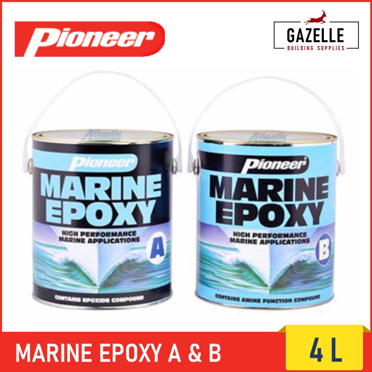 Pioneer Marine Epoxy Set - 4L | Lazada PH
