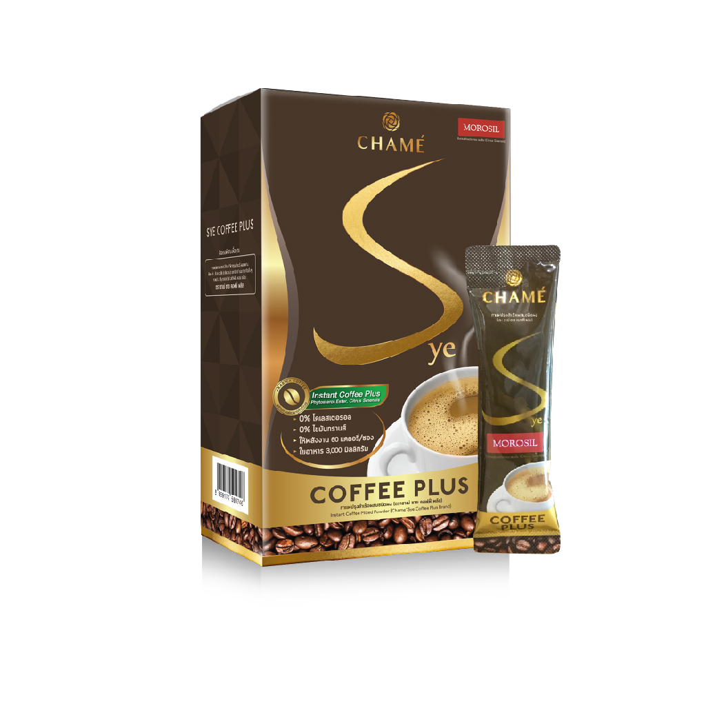 CHAME Sye Coffee Plus กาแฟปรุงสำเร็จควบคุมน้ำหนัก ชนิดผง จำนวน 4 กล่อง ...