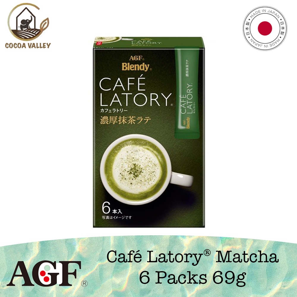 AGF Blendy Café Latory Matcha Latte 6 Packs 69g | Lazada