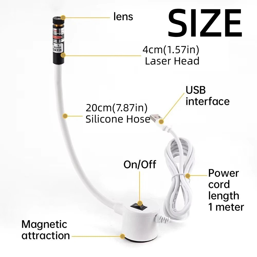 Precision Cutting Red Laser Sewing Laser Guide 5MW/100MW Dot Line Head ...