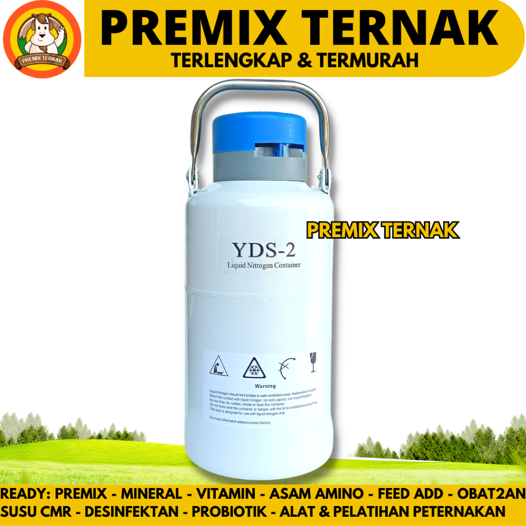 CONTAINER NITROGEN 2 LITER YDS - Kontainer IB Sapi Kontainer Nitrogen Cair untuk Lapangan ...