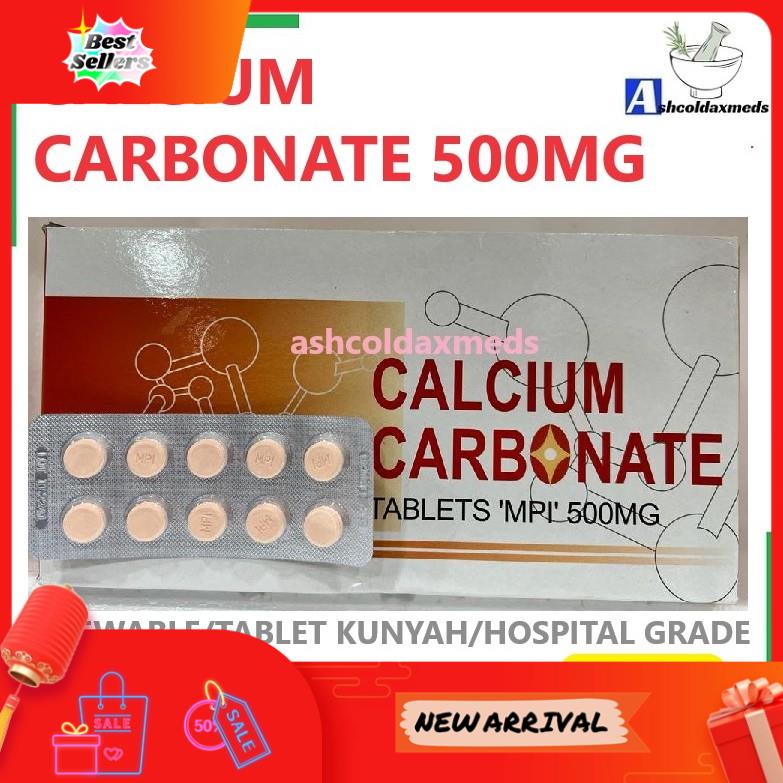 ⭐ ⭐READY STOCK⭐ ⭐ (STRIP) MPI CALCIUM CARBONATE 500MG CHEWABLE 10'S ...