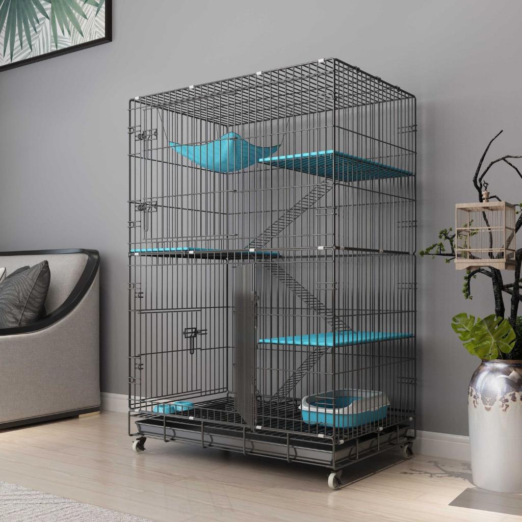Cat Cage 4 Level Tingkat Sangkar Kuching Size | Lazada