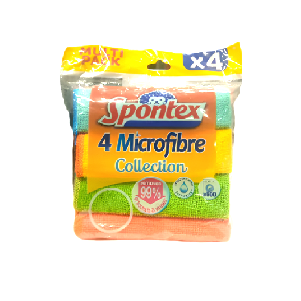 Al Fatah SPONTEX MICROFIBER CLOTH X 4-AFP-000116733 | Daraz.pk
