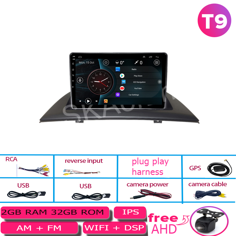 SKAorzn for BMW X3 E83 2004-2012 1 2 4 8GB RAM 9inch Android10.1 9.1 4G LTE carplay android auto ...