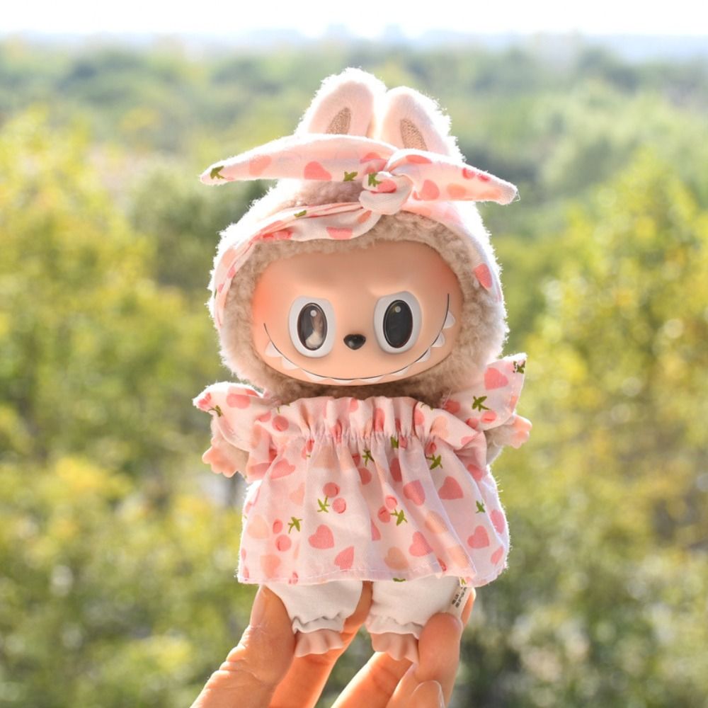 เสื้อผ้าตุ๊กตา CROSKI เสื้อผ้าเวลา Labubu ชุดอุปกรณ์ของเล่นตุ๊กตาผ้า ...