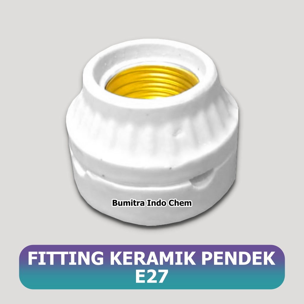 Fitting Keramik E27 E 27 Pendek Fiting Lampu Plafon E27 E 27 Fitting ...
