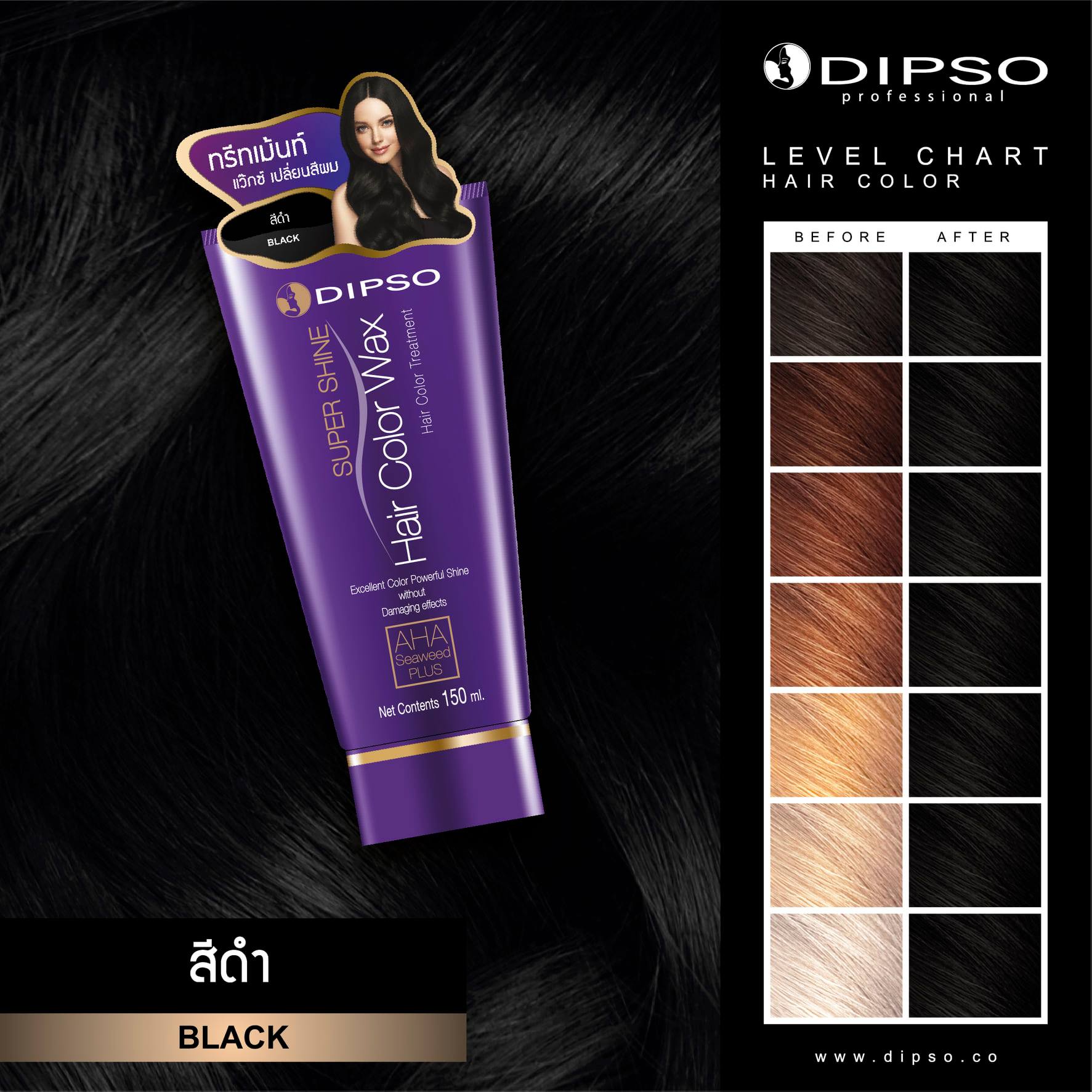 ดิ๊พโซ่ ซุปเปอร์ ชายน์ คัลเลอร์ แว๊กซ์ Dipso Super Shine Color Wax ...