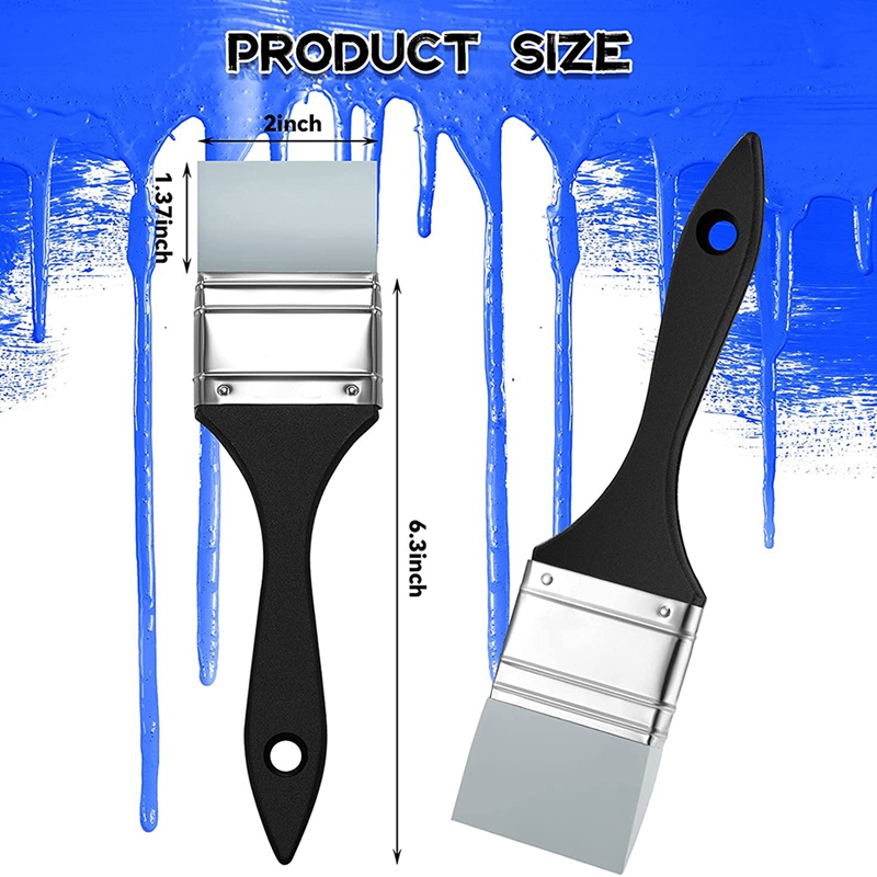 yunhaoshankui Silicone Color Shaper Brush Wide Firm Flat Silicone Paint ...