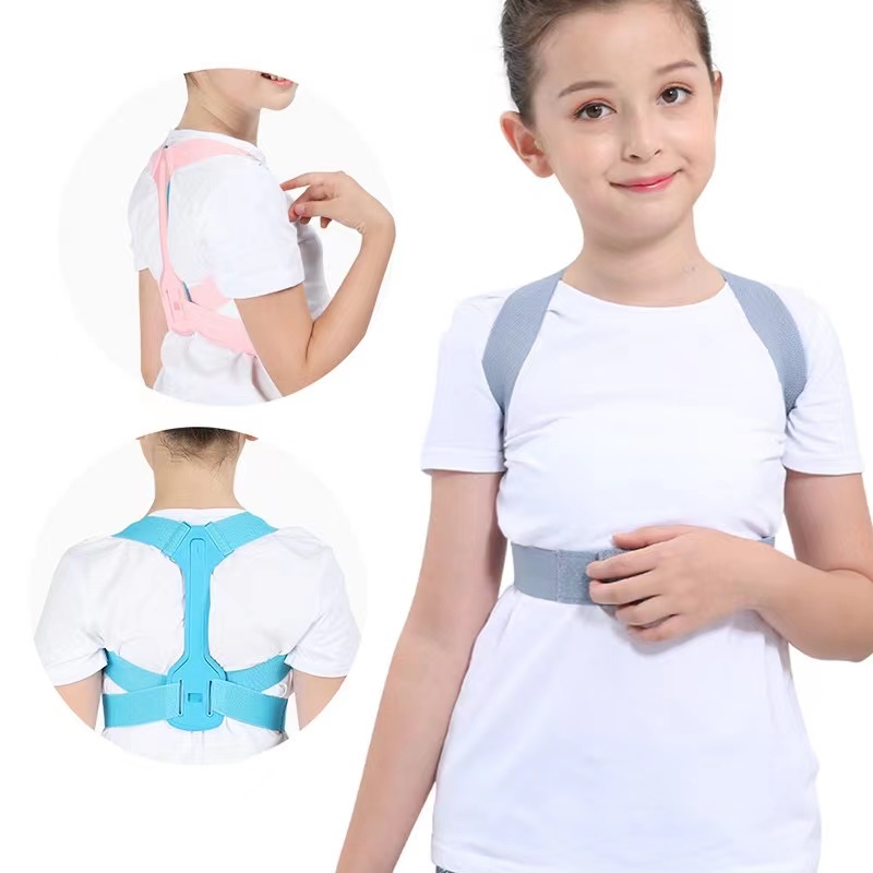 Children Adjustable Posture Corrector Back Support Boys Girls Shoulder ...
