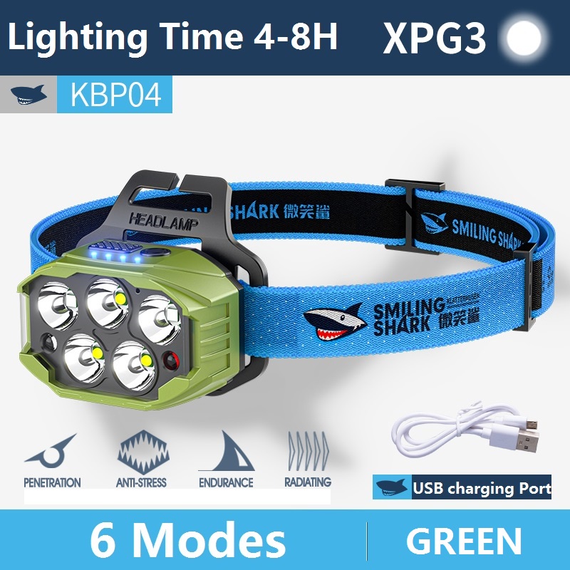 SmilingShark Outdoor Multi-Function Induction Headlight | Lazada PH