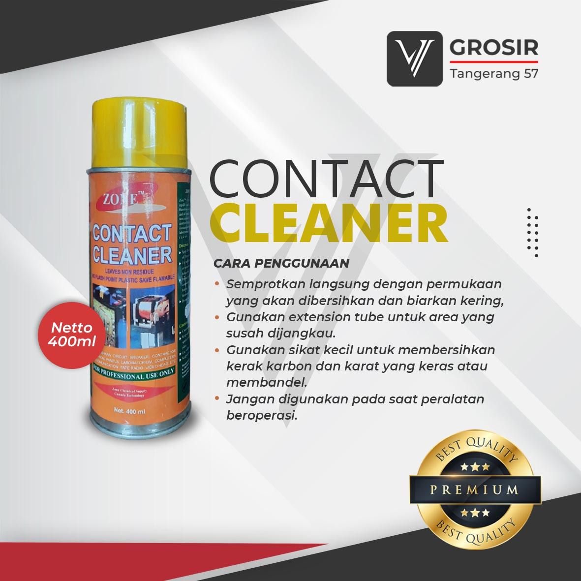 CAIRAN PENGHILANG NODA ELEKTRONIK ZONE CONTACT CLEANER 400ML COD ...