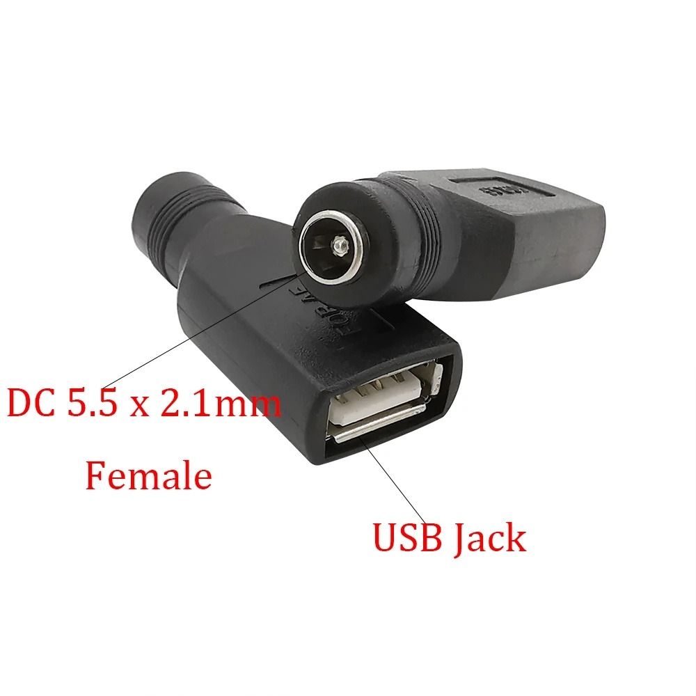 for Laptop 5V Female Charging Socket 5.5*2.1mm USB 2.0 DC Power ...