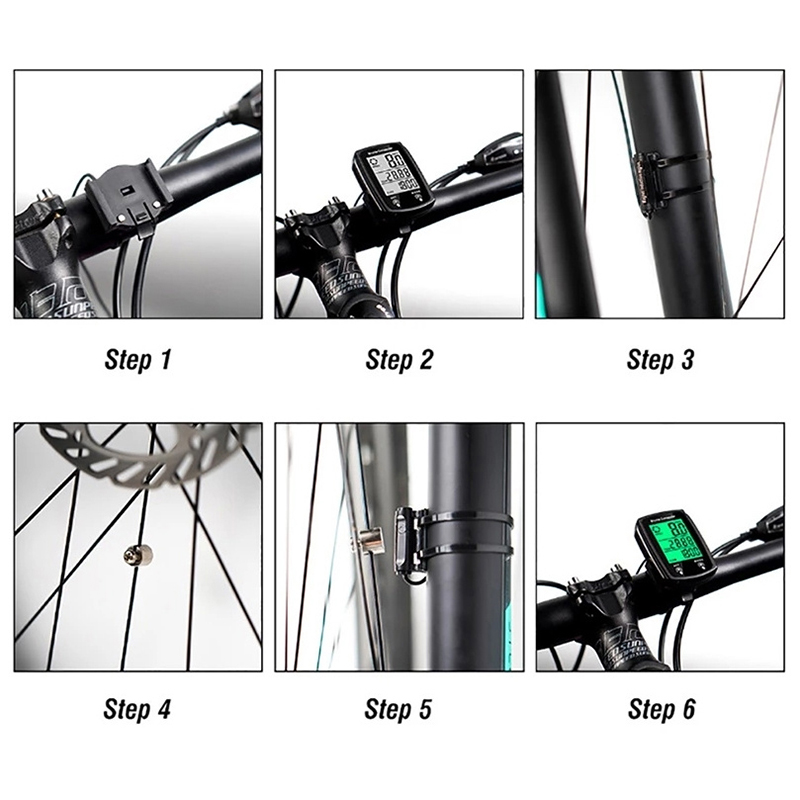 Touch Screen Bicycle Wired Code Meter, Speedometer, Odometer, Code ...