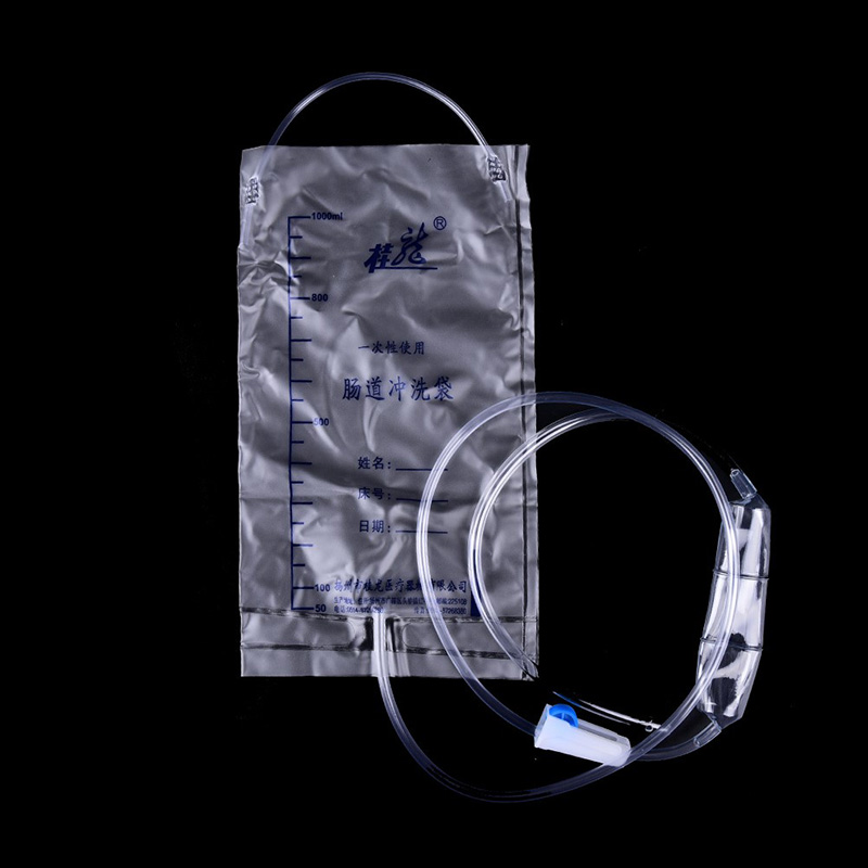 Disposable 1000ML Enema Bag Colonic Douche Cleansing Kit Medical ...