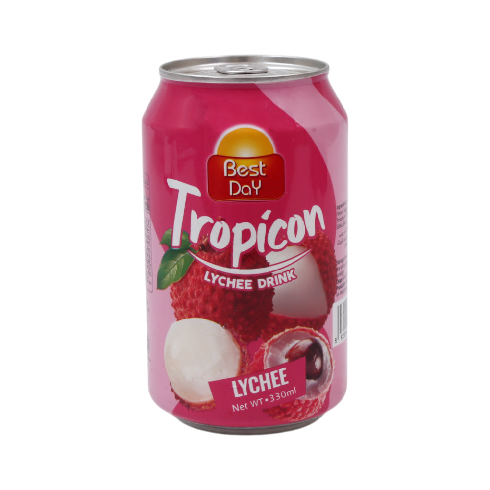 Alfatah Mall BEST DAY TROPICON LYCHEE DRINK CAN 330 ML | Daraz.pk