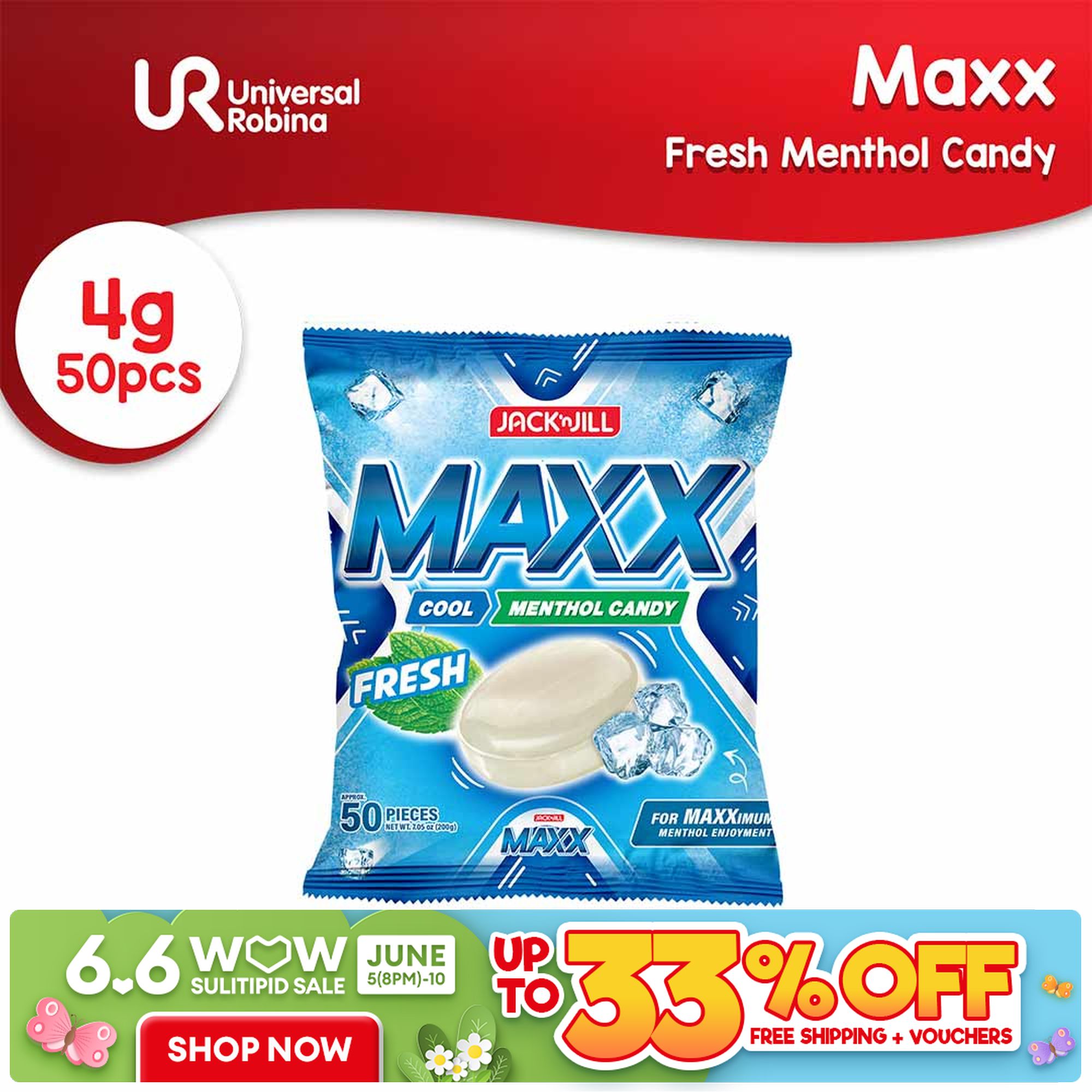 Maxx Fresh Menthol Candy 50s | Lazada PH