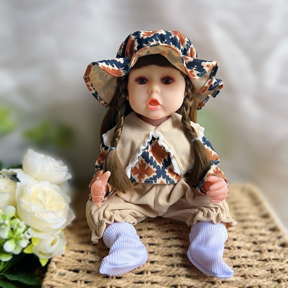Lifelike Soft Imitation Baby Doll Girl Bjd Doll 30CM Baby Doll Toys ...