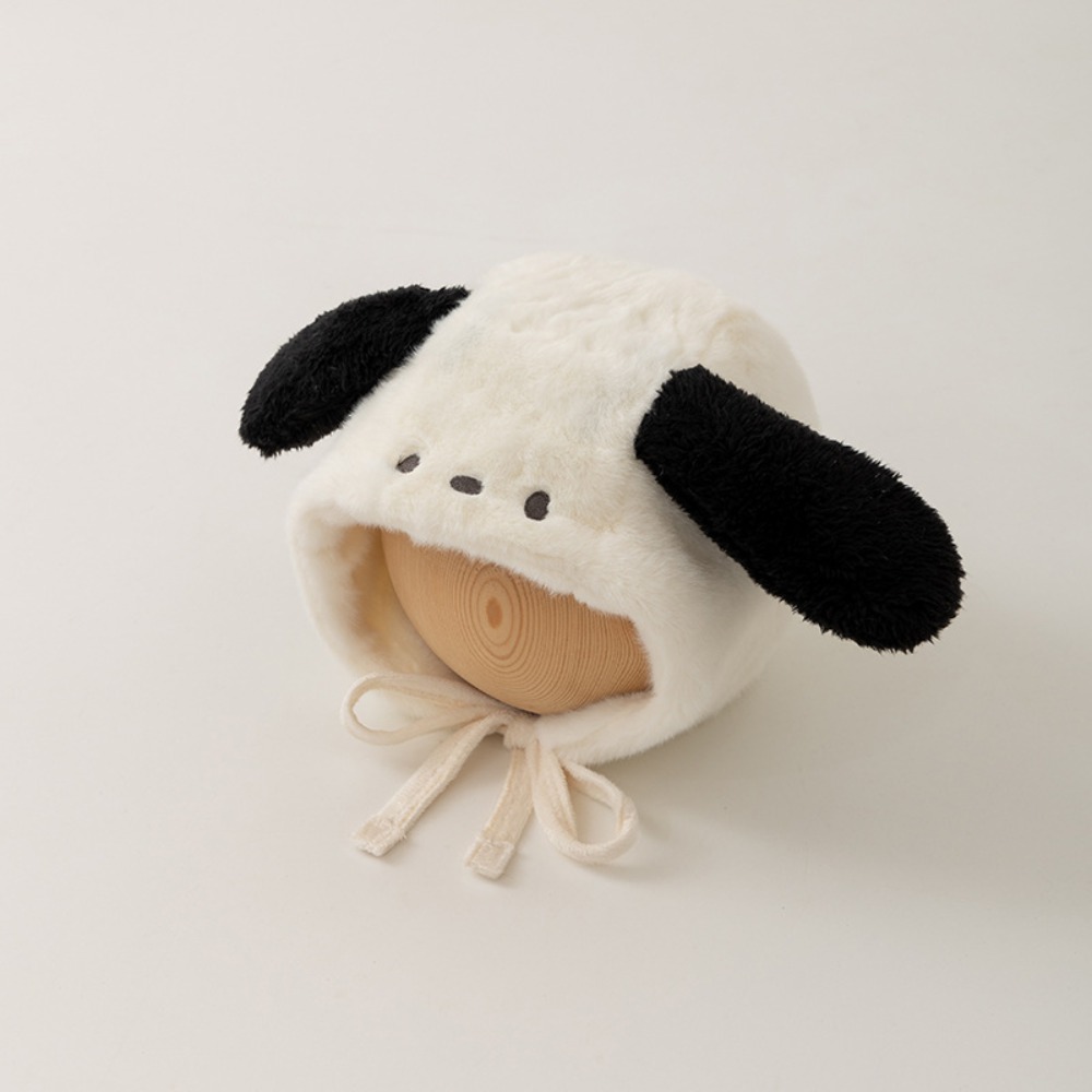 Lovely Cute Children Pullover Cap Fleece Dog Ear Infant Bonnet Cap ...