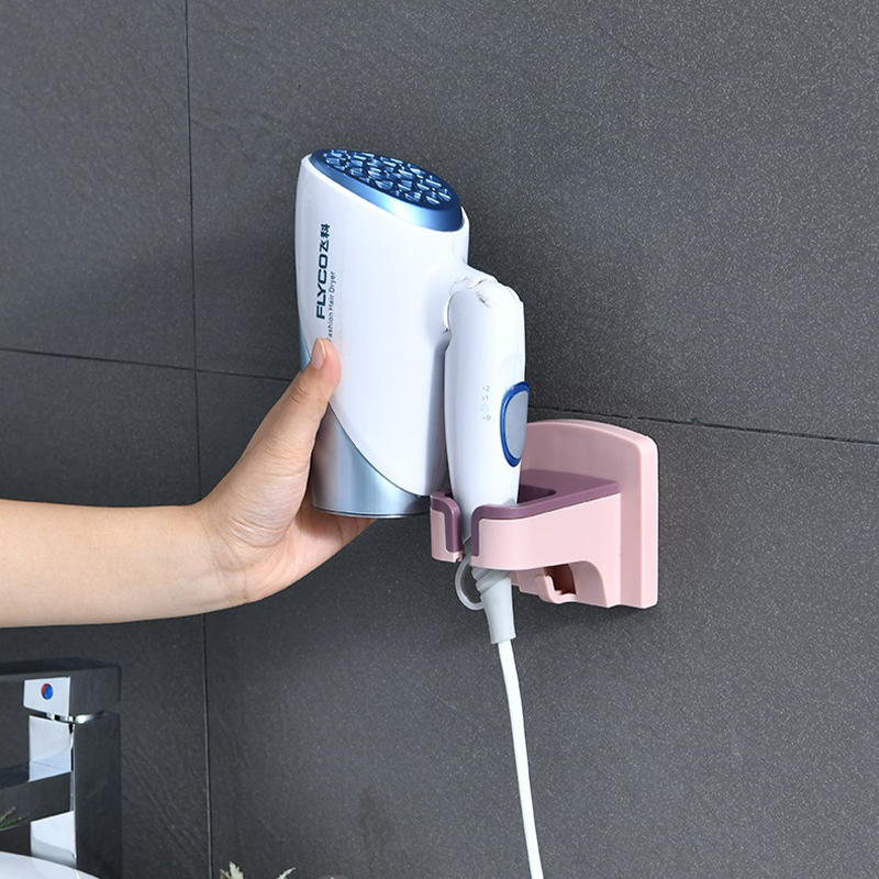 Thing a Home ที่แขวนไดร์เป่าผม ที่วางไดร์เป่าผม มีกาวในตัว ไม่ต้องเจาะ ...