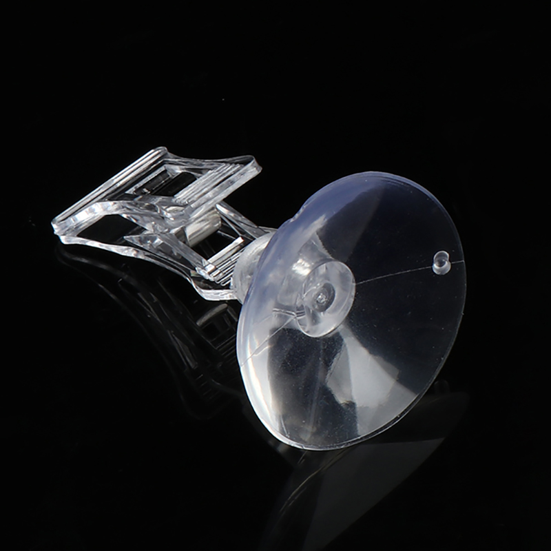 1Pc Clear Plastic Suction Cup Clip Advertising Clip Suction Cup ...
