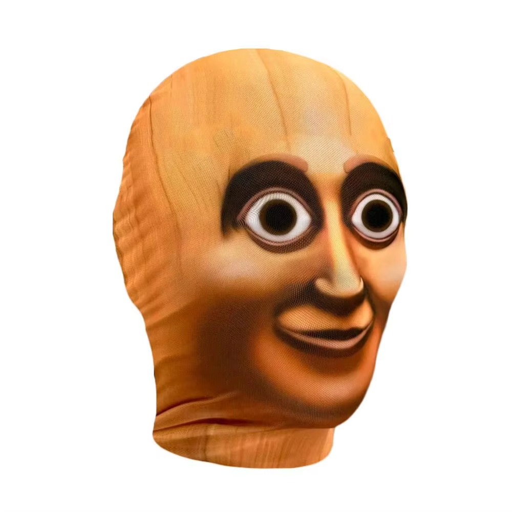 Funny 3D Printed TungTungTung Cosplay Props Costumes Full Face Role ...