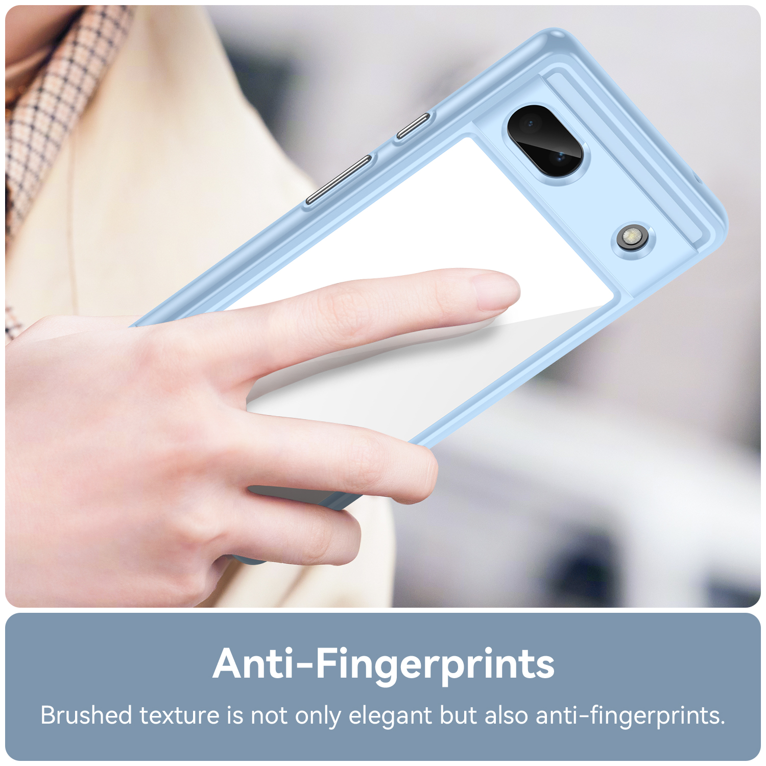 Google Pixel 7A Case, Clear Designed Shockproof Phone Case, Bumper ...