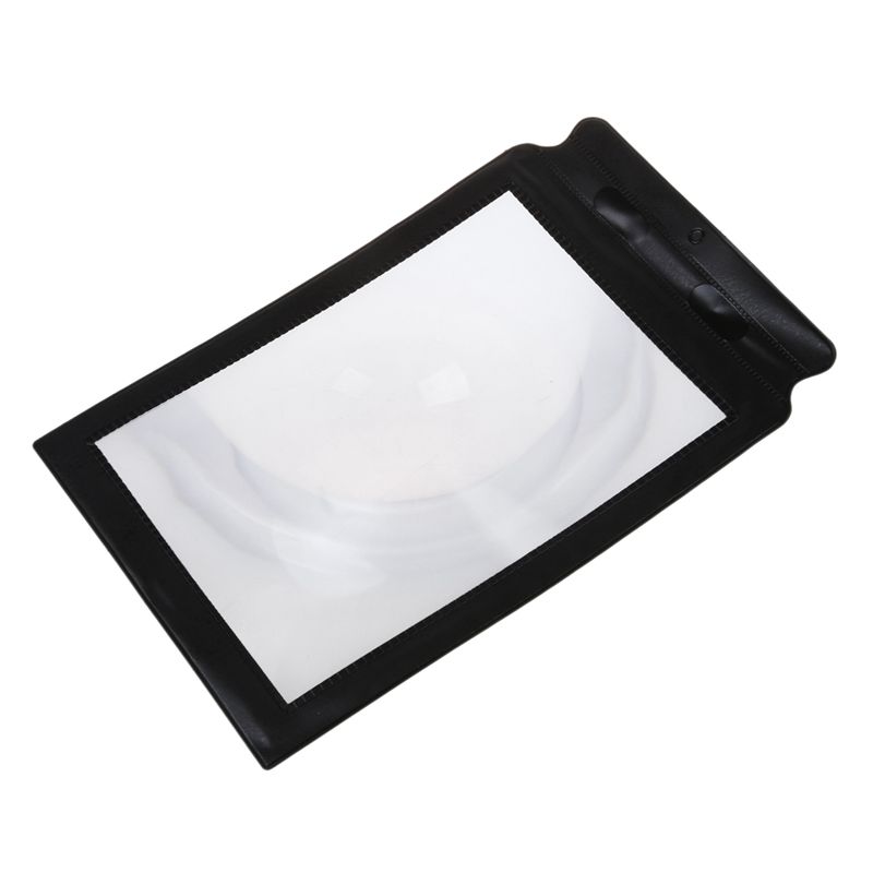 A4 Full Page 3x Magnifier Sheet Large Magnifying Glass Book Reading Aid ...