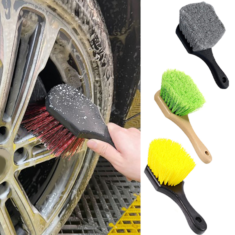 Wheel & Tire Brush For Car Rim And All Exterior Surface Soft Bristle ...