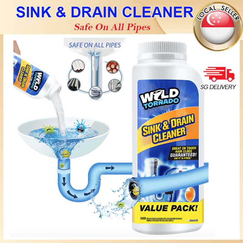 🇸🇬【SG stock】Clogged drain cleaner Pipe declogger Sink Drain Cleaner ...