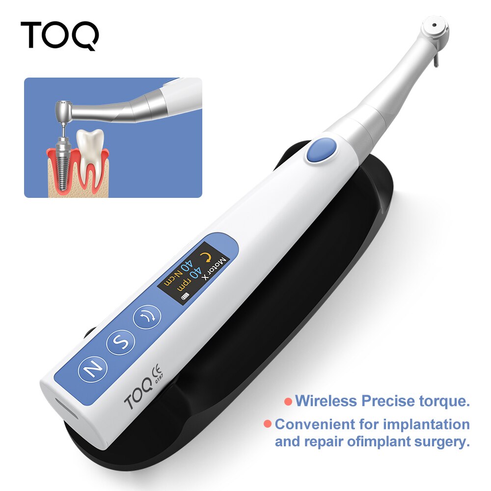 Dental Electric Wireless Torque Driver Universal Implant Torque Wrench ...
