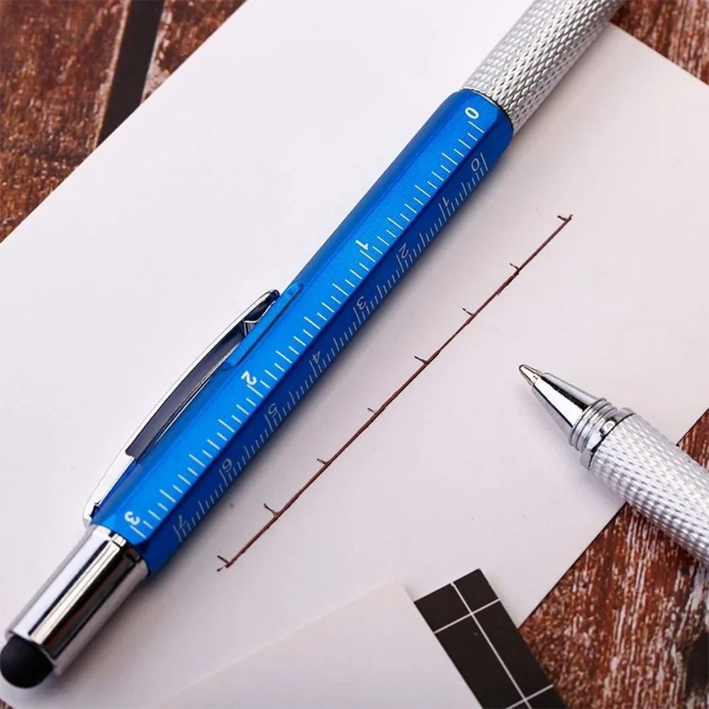 Capacitive Pen 7 in Multi-function Tool Pen Measurement Ruler Mini ...