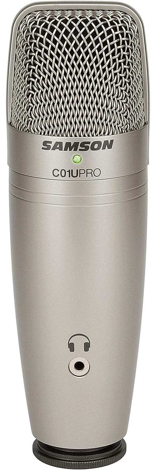 Samson 29/C01UPRO USB Microphone, Silver | Lazada.co.th