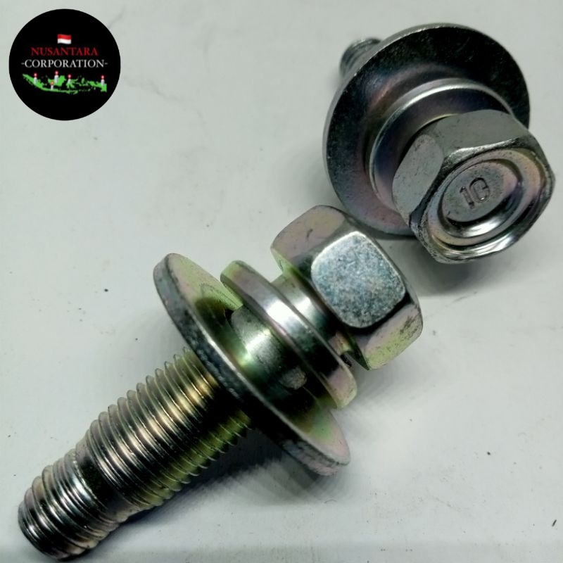 baut m12 original baut asli Dobel ring panjang 3cm baut 17 m12x30 Baut ...