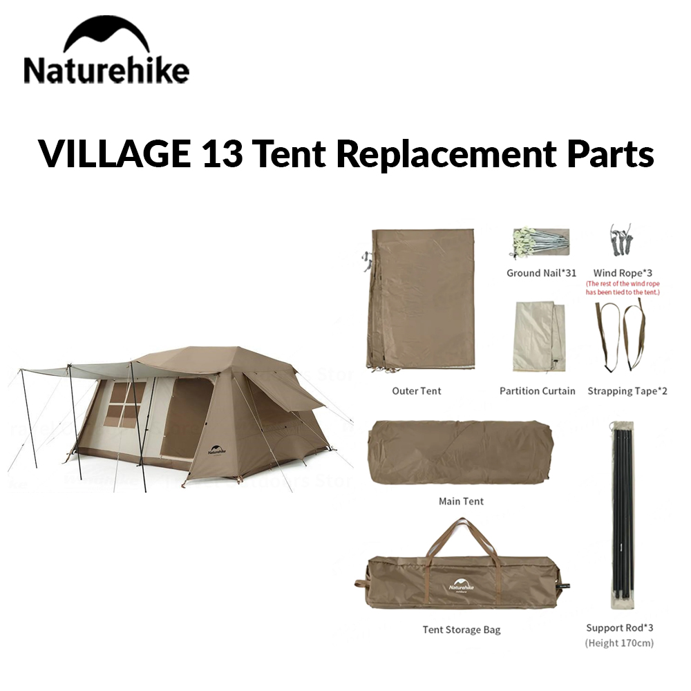 Naturehike Village 13 Automatic Tent Replacement Parts Pole Structure ...