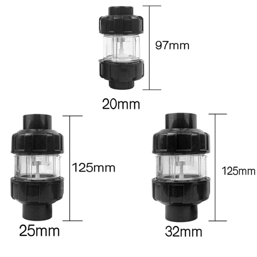 Practical UPVC Aquarium Check Valves Non Return Anti-siphon Fish ...
