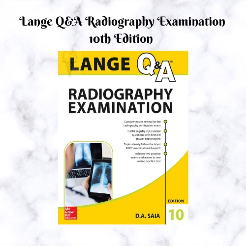 LANGE Q&A Radiography Examination 10th Ed | Lazada PH