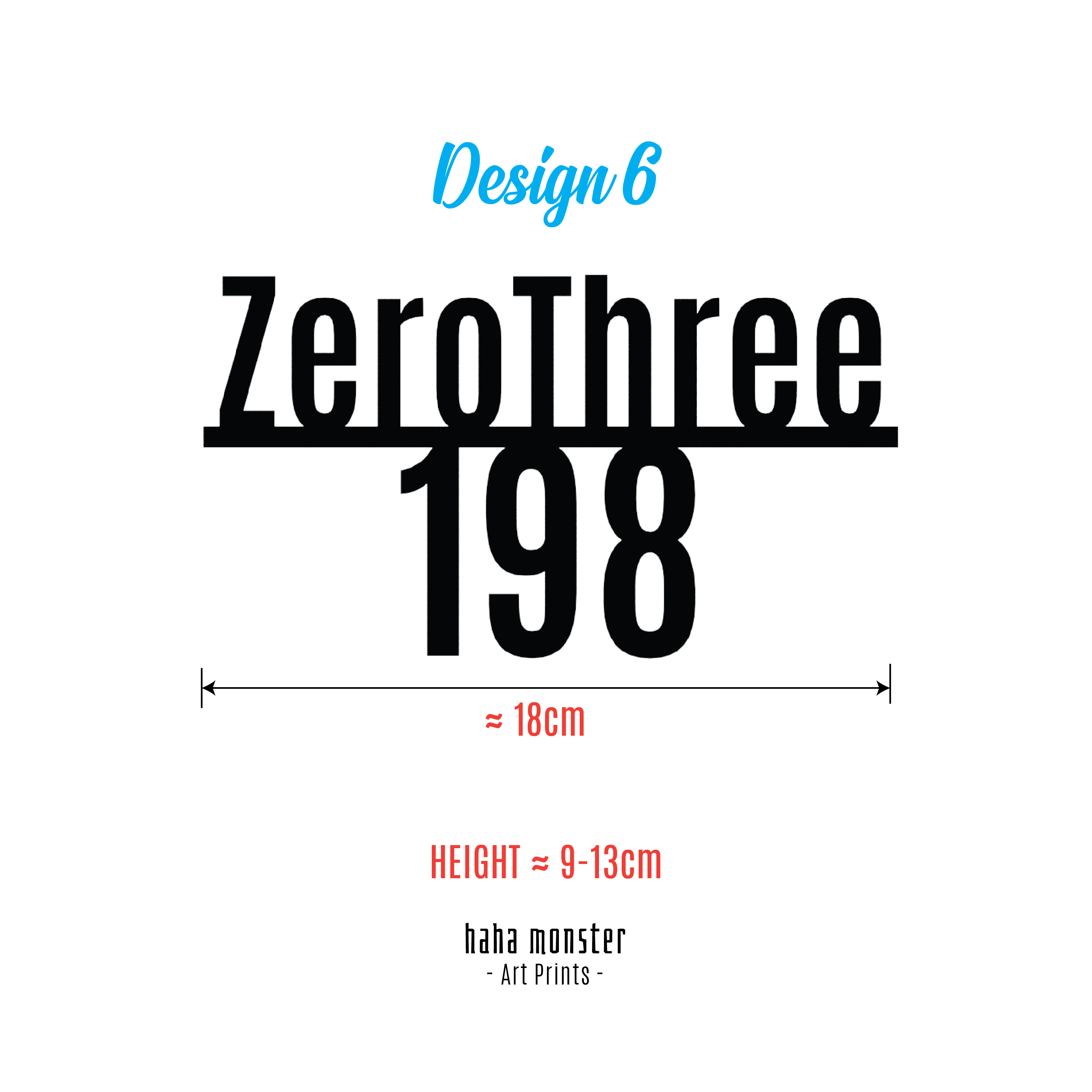 Customised HDB Unit Number | Pesonalised House Gate Unit Number Signage ...