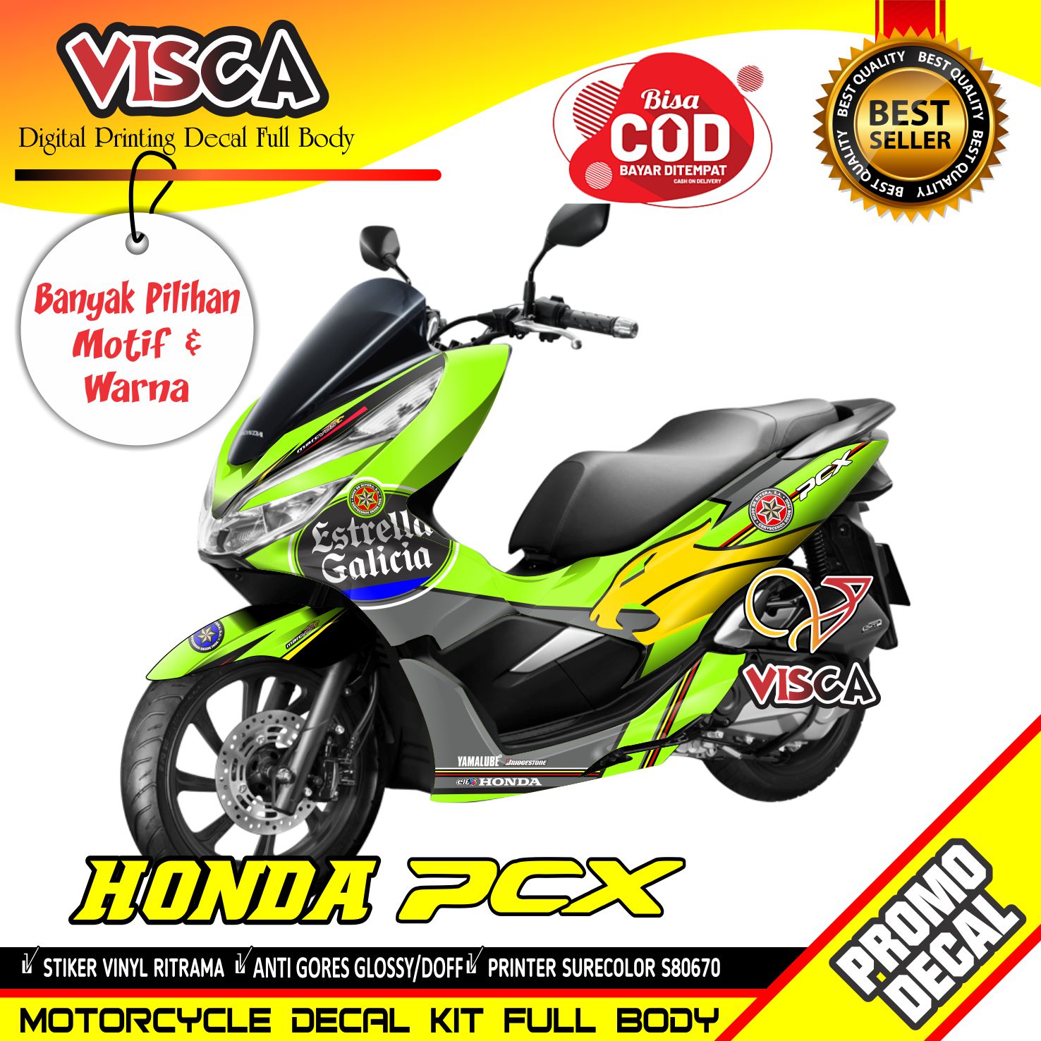 Decal Pcx Full Body Stiker Pcx Full Body Dekal Pcx Full Body Decal Pcx ...