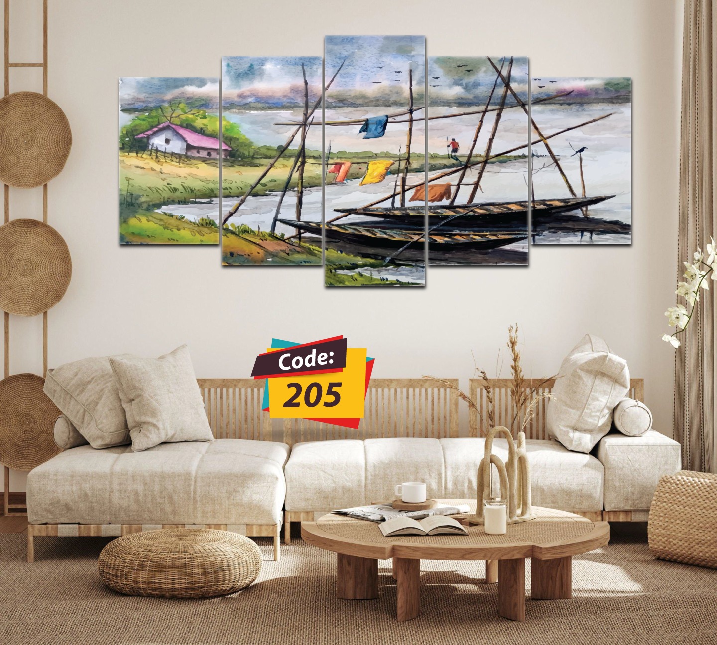 🖼️ 5-in-1 Premium Wall Canvas Set – Elegant Modern Art for Any Space ...