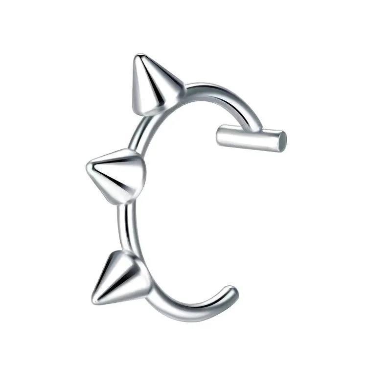 【factory outlet】Spike Ring Lip Ring Hole-free Punch-free Spice Girl ...